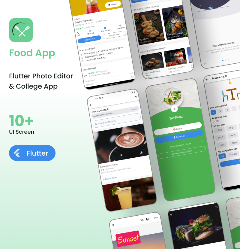 Flutter Food Ordering App Free | Food App | Iqonic Design Flutter Food Ordering App Free | Food App | Iqonic Design
